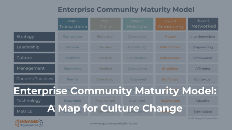 Enterprise Community Maturity Model: A Map for Culture Change - Engaged ...